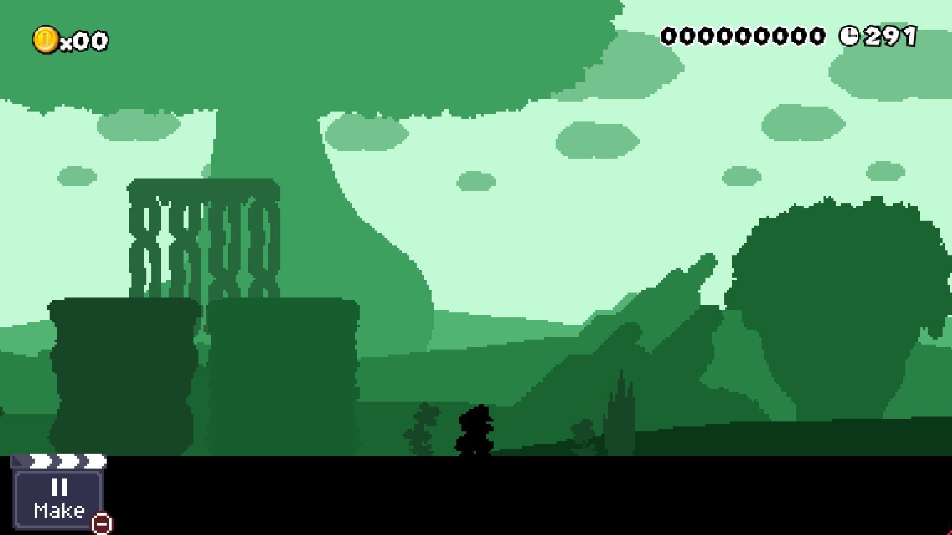 NSMBU Silhouette Style Mod for Super Mario Maker World Engine | SMMWE Mods