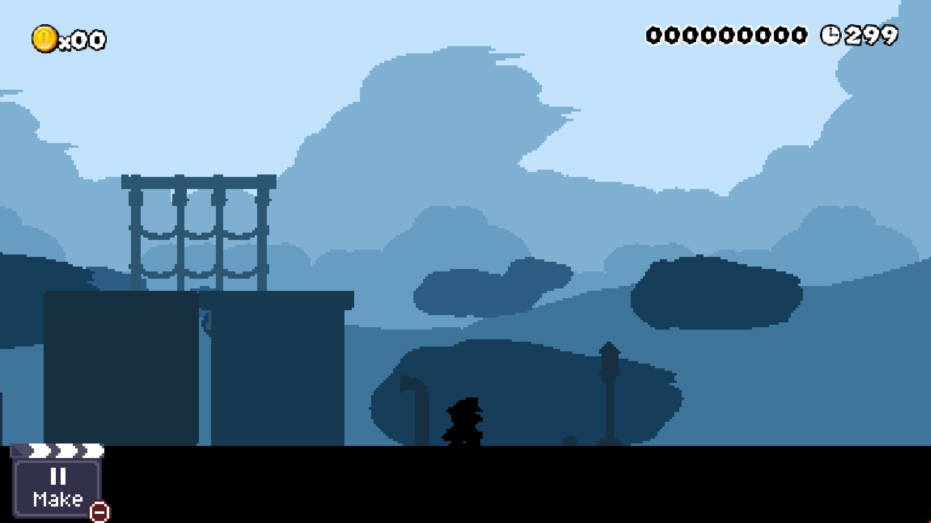 NSMBU Silhouette Style Mod for Super Mario Maker World Engine | SMMWE Mods