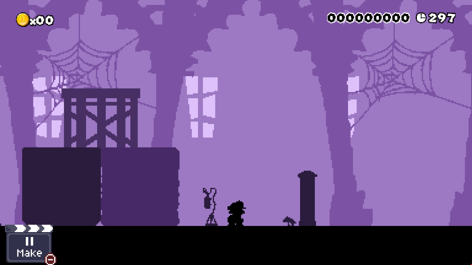 NSMBU Silhouette Style Mod for Super Mario Maker World Engine | SMMWE Mods