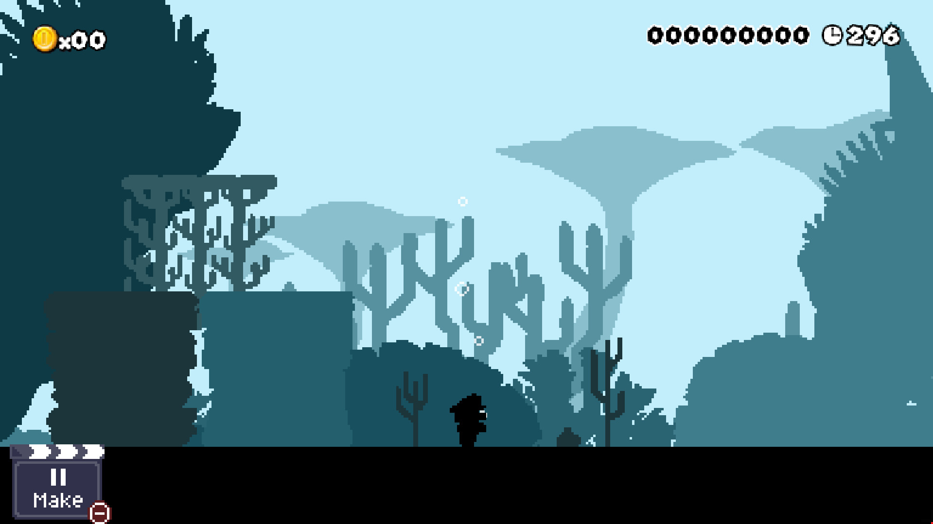 NSMBU Silhouette Style Mod for Super Mario Maker World Engine | SMMWE Mods