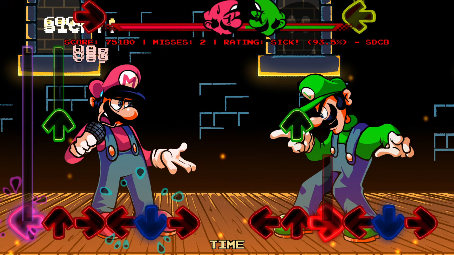[SENSITIVE CONTENT] Mario's Madness V2 but port in 6k Mod for Friday Night Funkin' | FNF Mods
