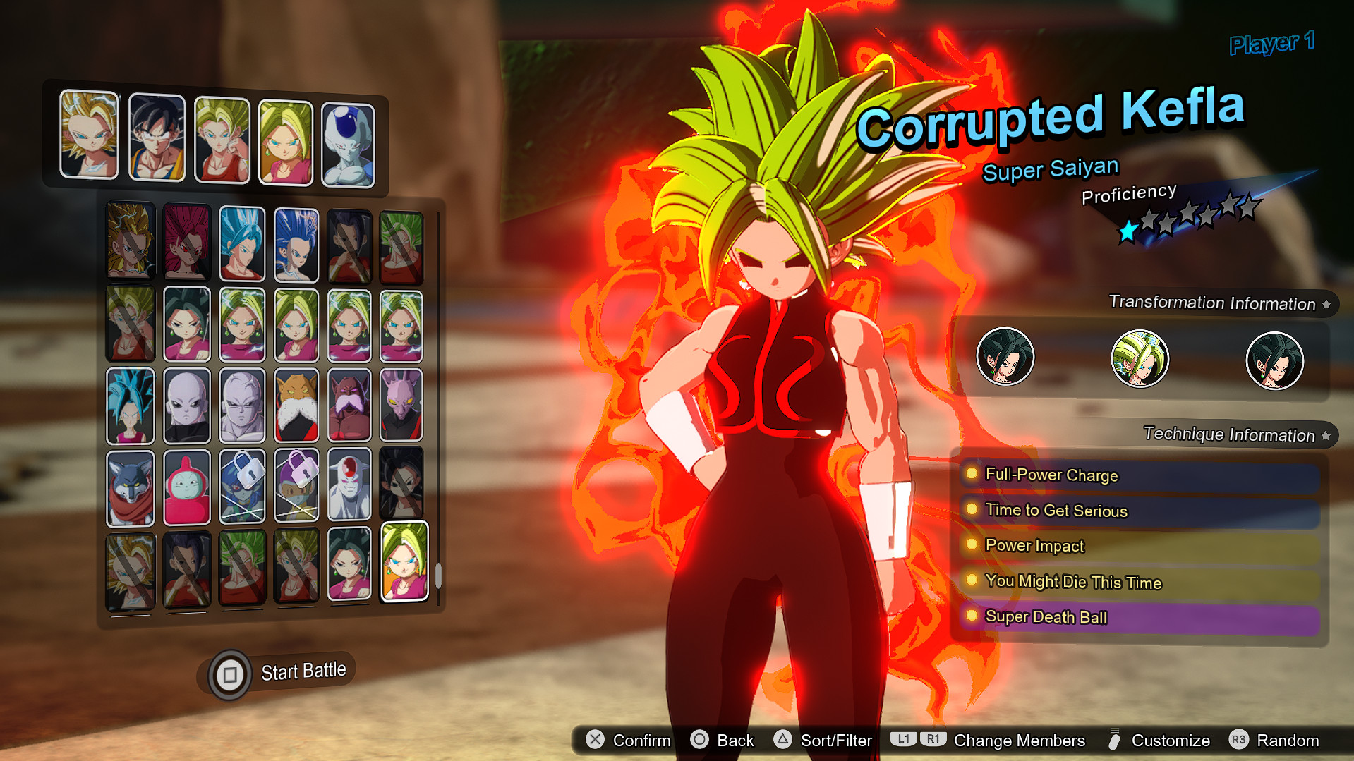Corrupted Kefla [New Slots & Db Colors] Mod for Dragon Ball: Sparking ...