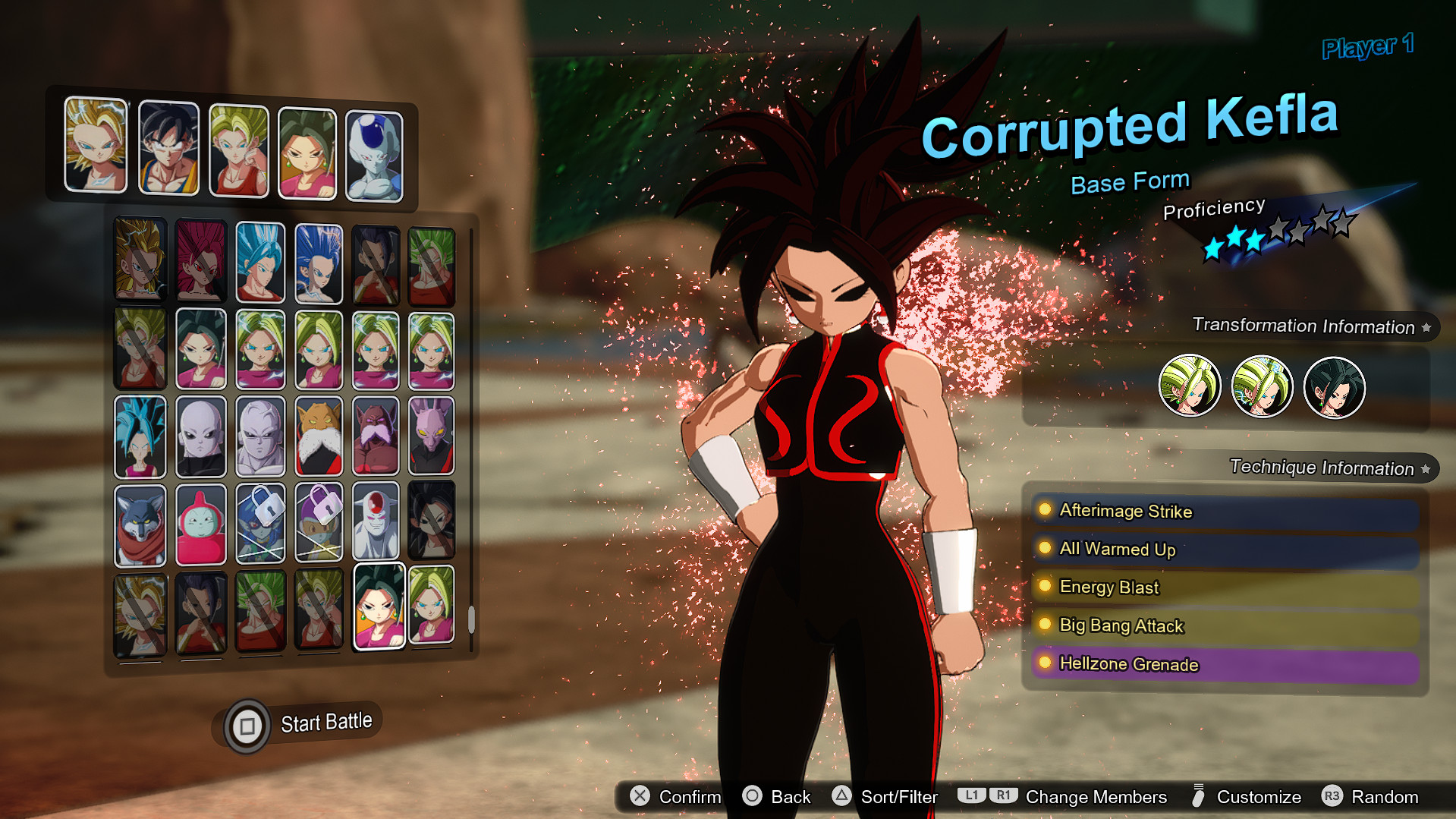 Corrupted Kefla [New Slots & Db Colors] Mod for Dragon Ball: Sparking ...