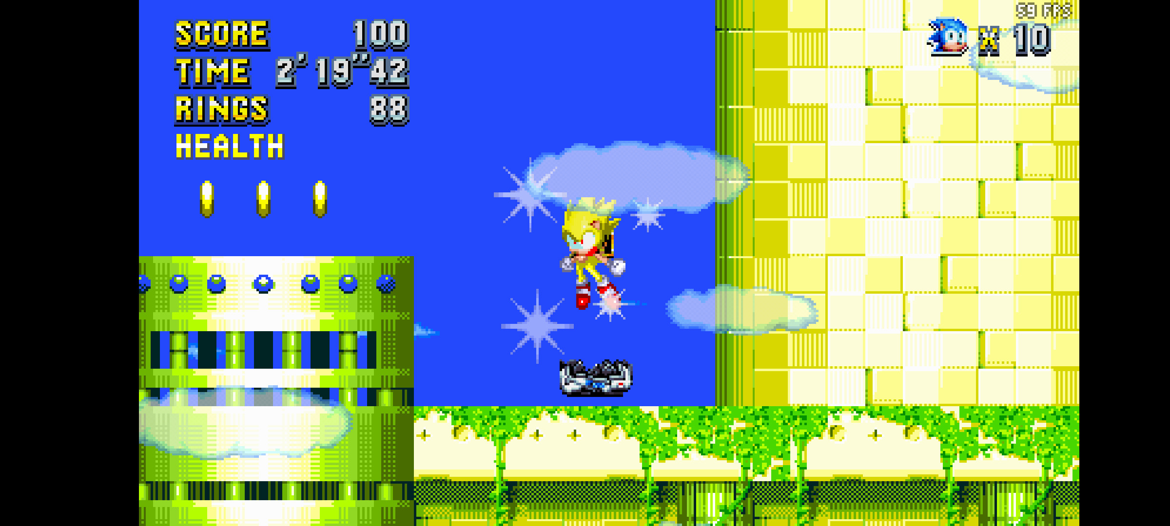 Artwork Junio Sonic Mod for Sonic 3 A.I.R. | S3AIR Mods