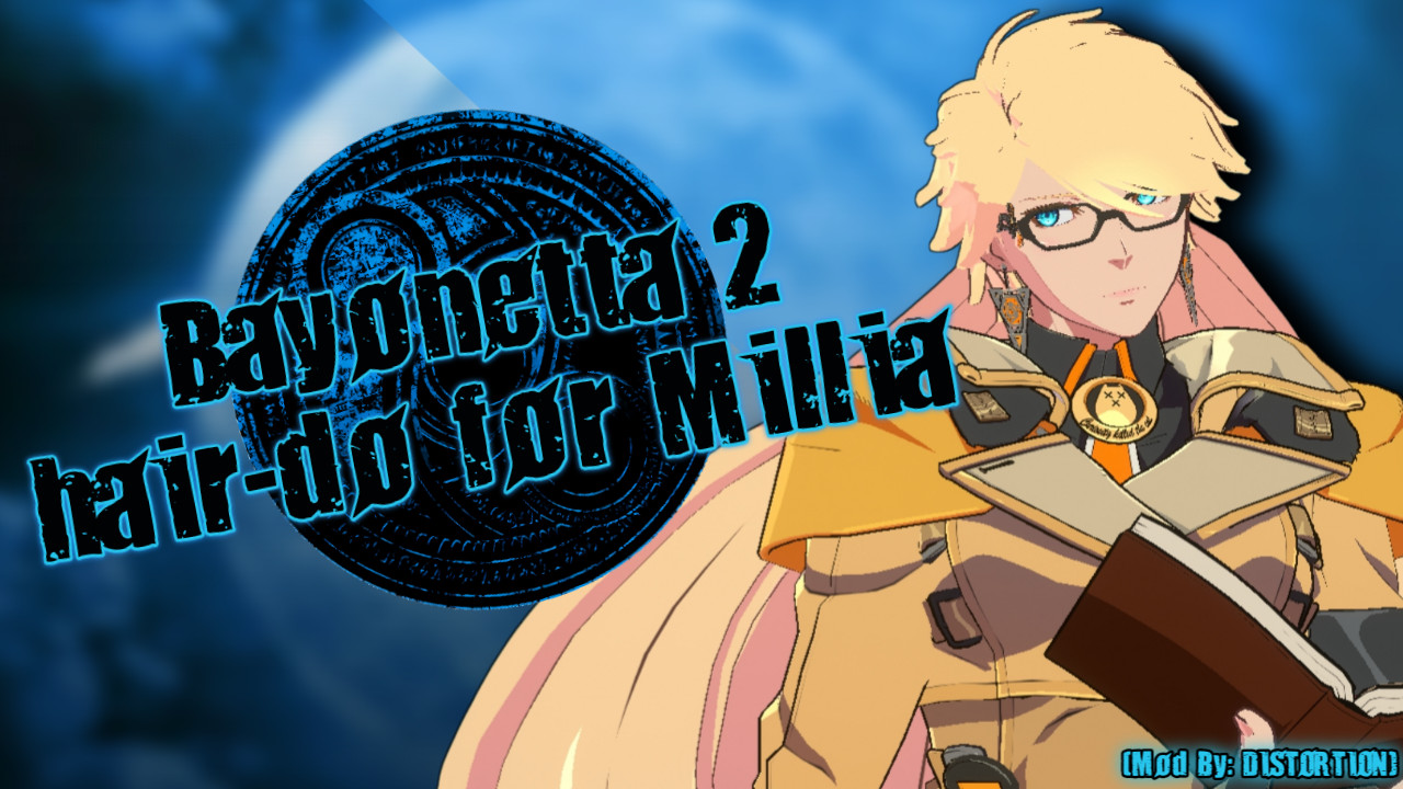 Bayonetta 2 Hair-Do for Millia Mod for GUILTY GEAR -STRIVE- | GGST Mods