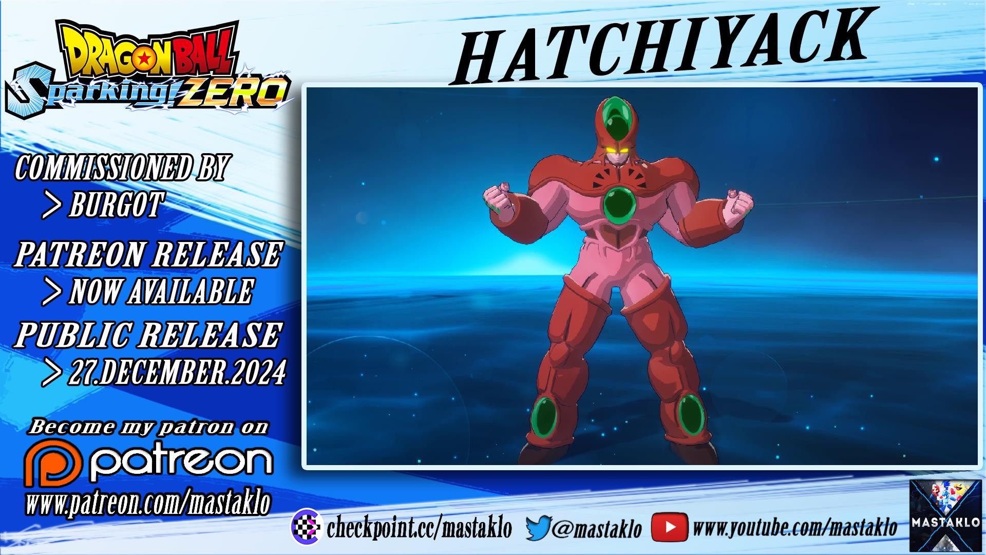 Hatchiyack Mod for Dragon Ball: Sparking! ZERO | DBSZ Mods