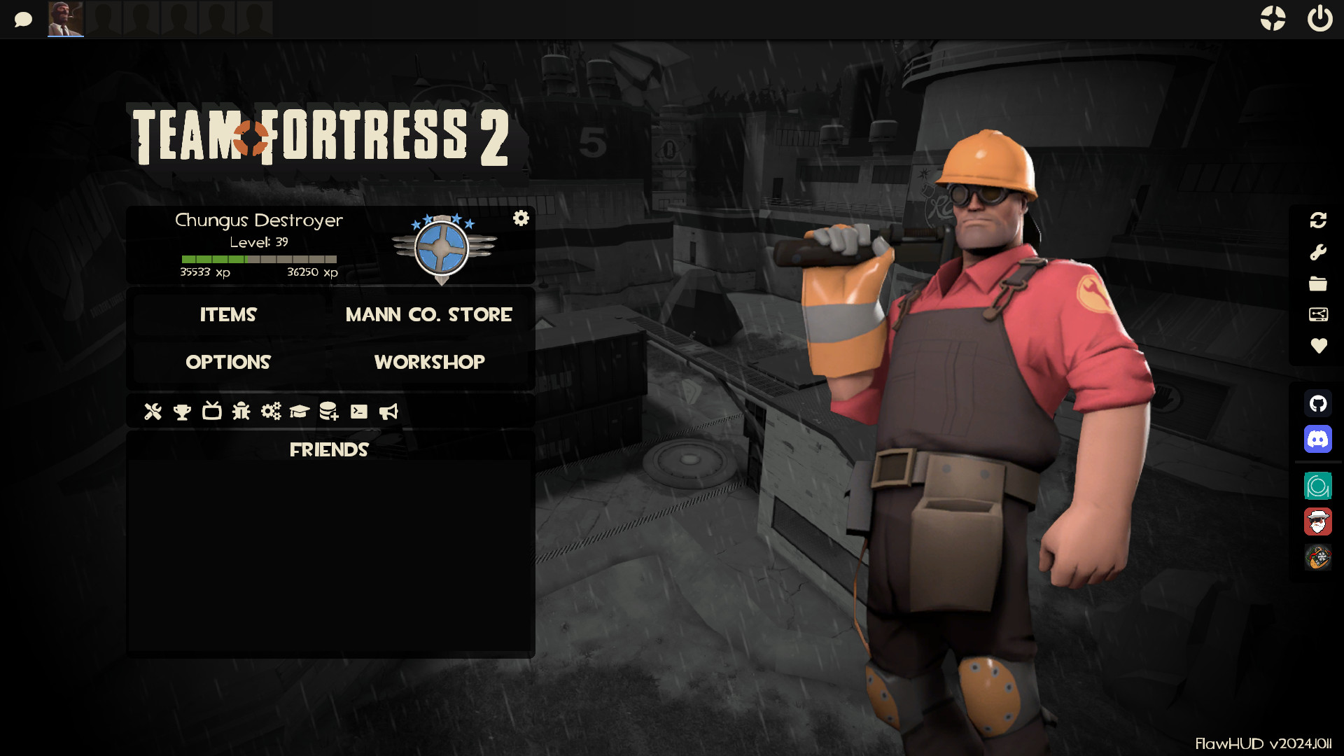 Black and White Menu Pack - Extended Mod for Team Fortress 2 | TF2 Mods