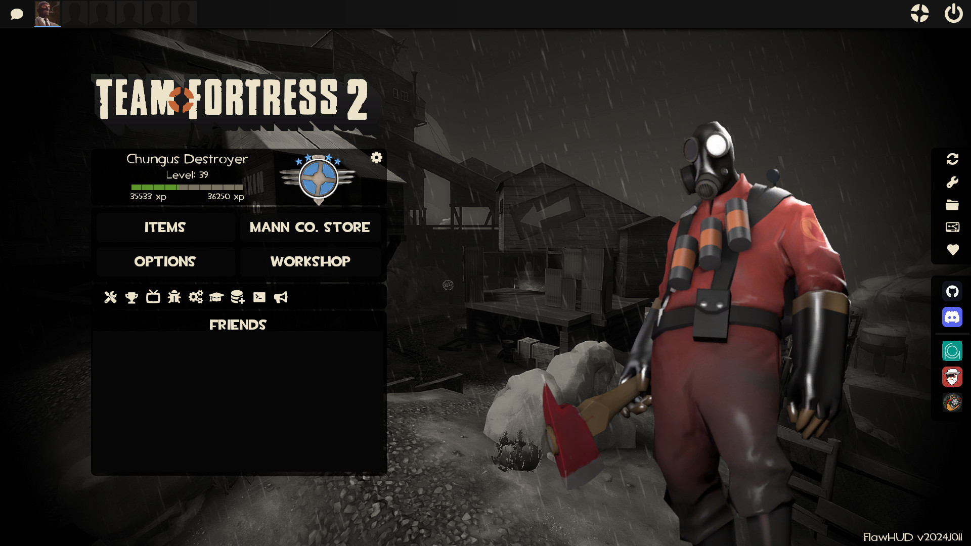 Black and White Menu Pack - Extended Mod for Team Fortress 2 | TF2 Mods