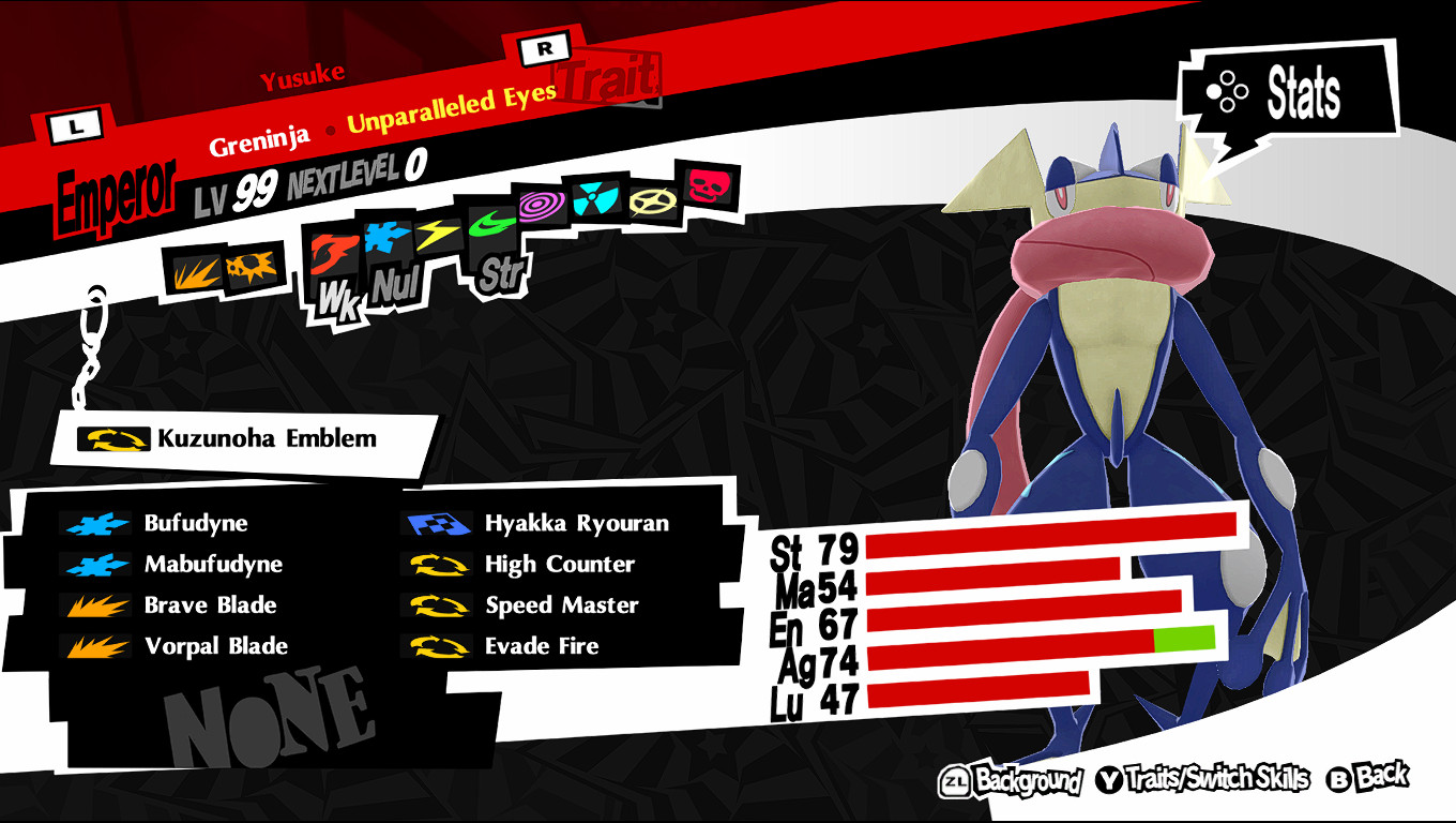 Pokémon Black & Red (Switch) Mod for Persona 5 Royal (Switch) | P5RS Mods