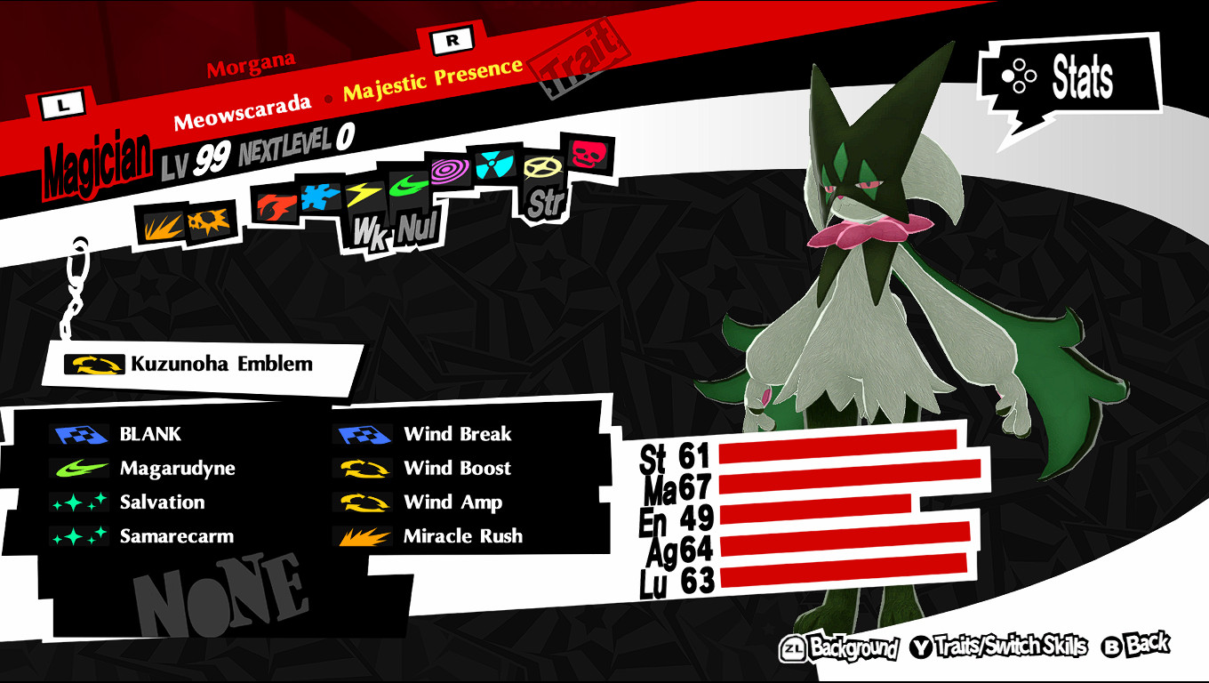 Pokémon Black & Red (Switch) Mod for Persona 5 Royal (Switch) | P5RS Mods