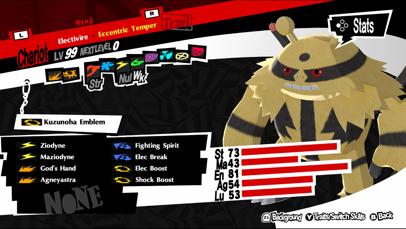 Pokémon Black & Red (Switch) Mod for Persona 5 Royal (Switch) | P5RS Mods