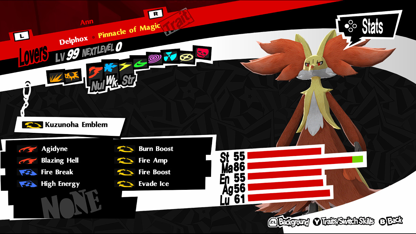 Pokémon Black & Red (Switch) Mod for Persona 5 Royal (Switch) | P5RS Mods