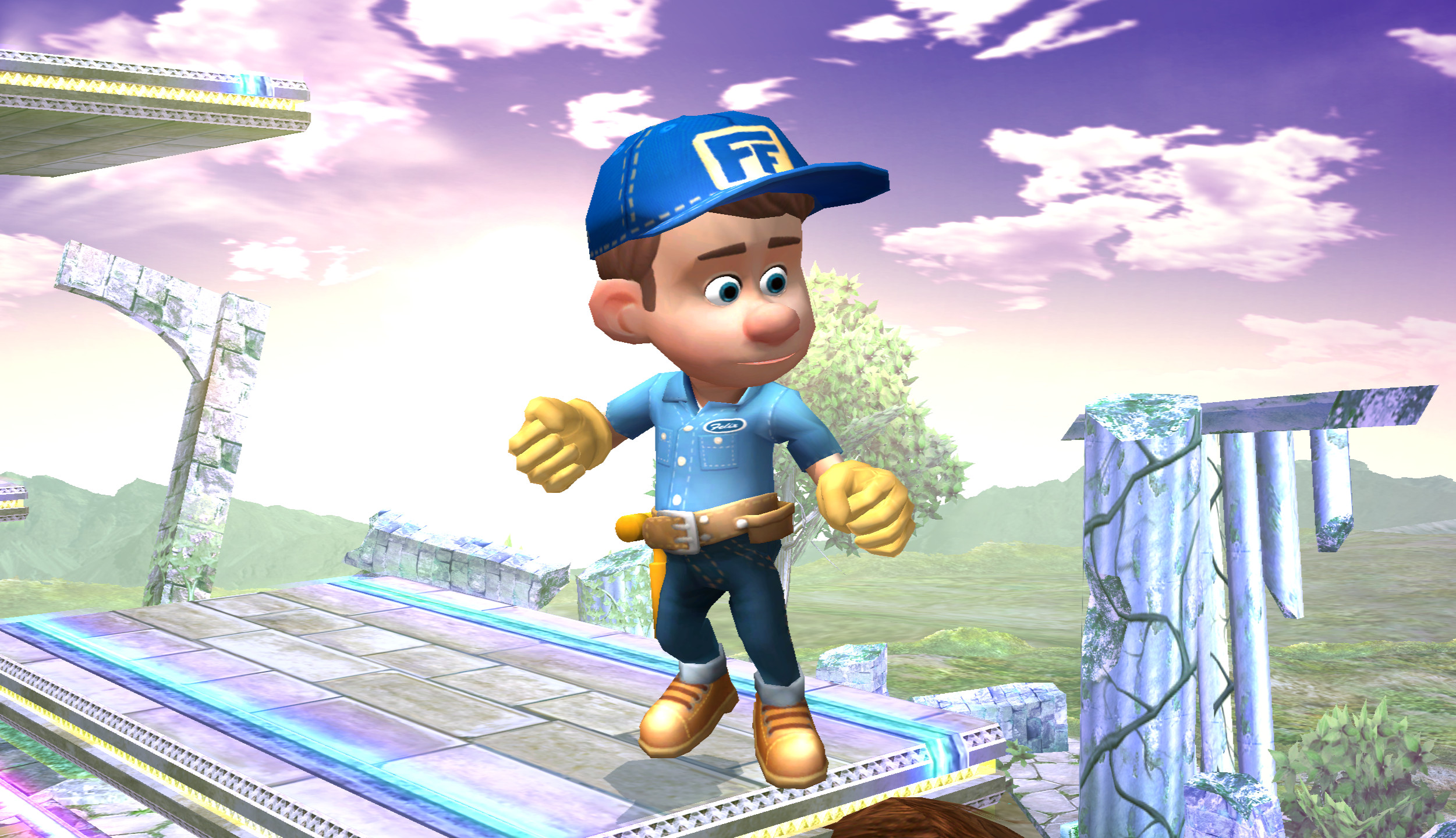 Fix It Felix Jr. over Mario Mod for Super Smash Bros. Brawl | Brawl Mods
