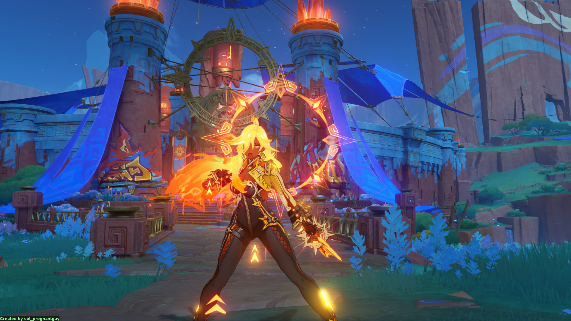 Mavuika - Meat and Muscles Mod for Genshin Impact | GI Mods