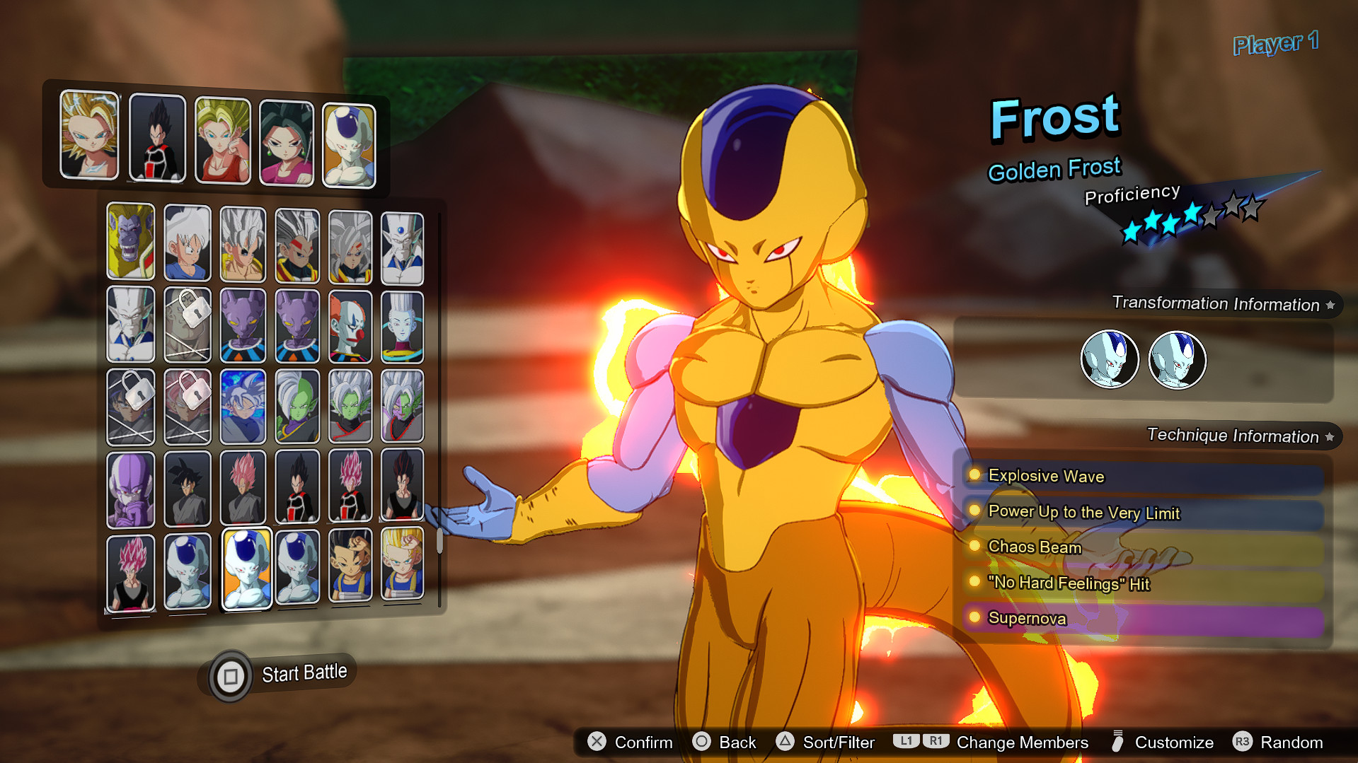 Black & Golden Frost [New Slots & DB Colors] Mod for Dragon Ball ...