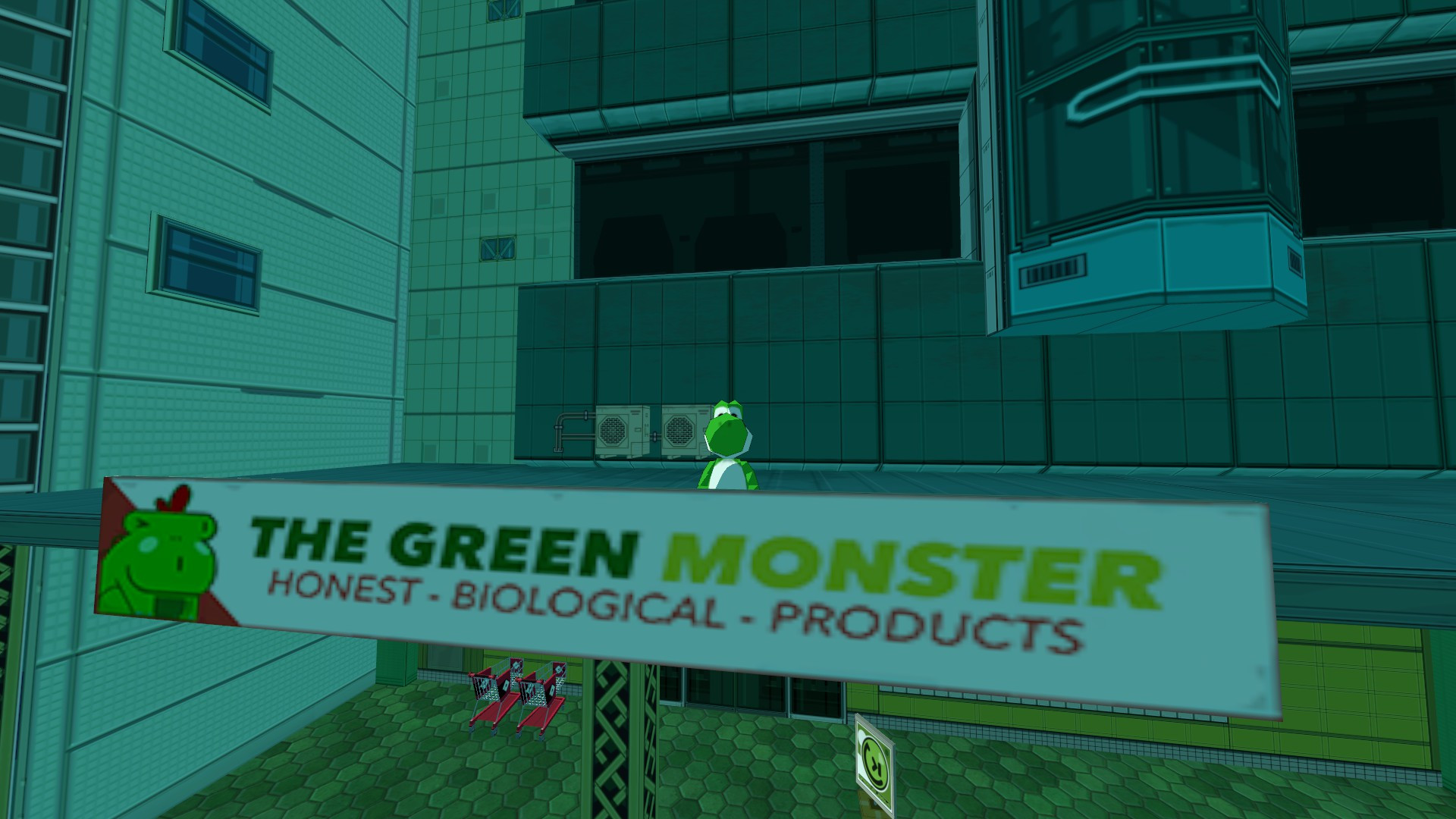 Yoshi (Low Poly) Mod for Bomb Rush Cyberfunk | BRC Mods