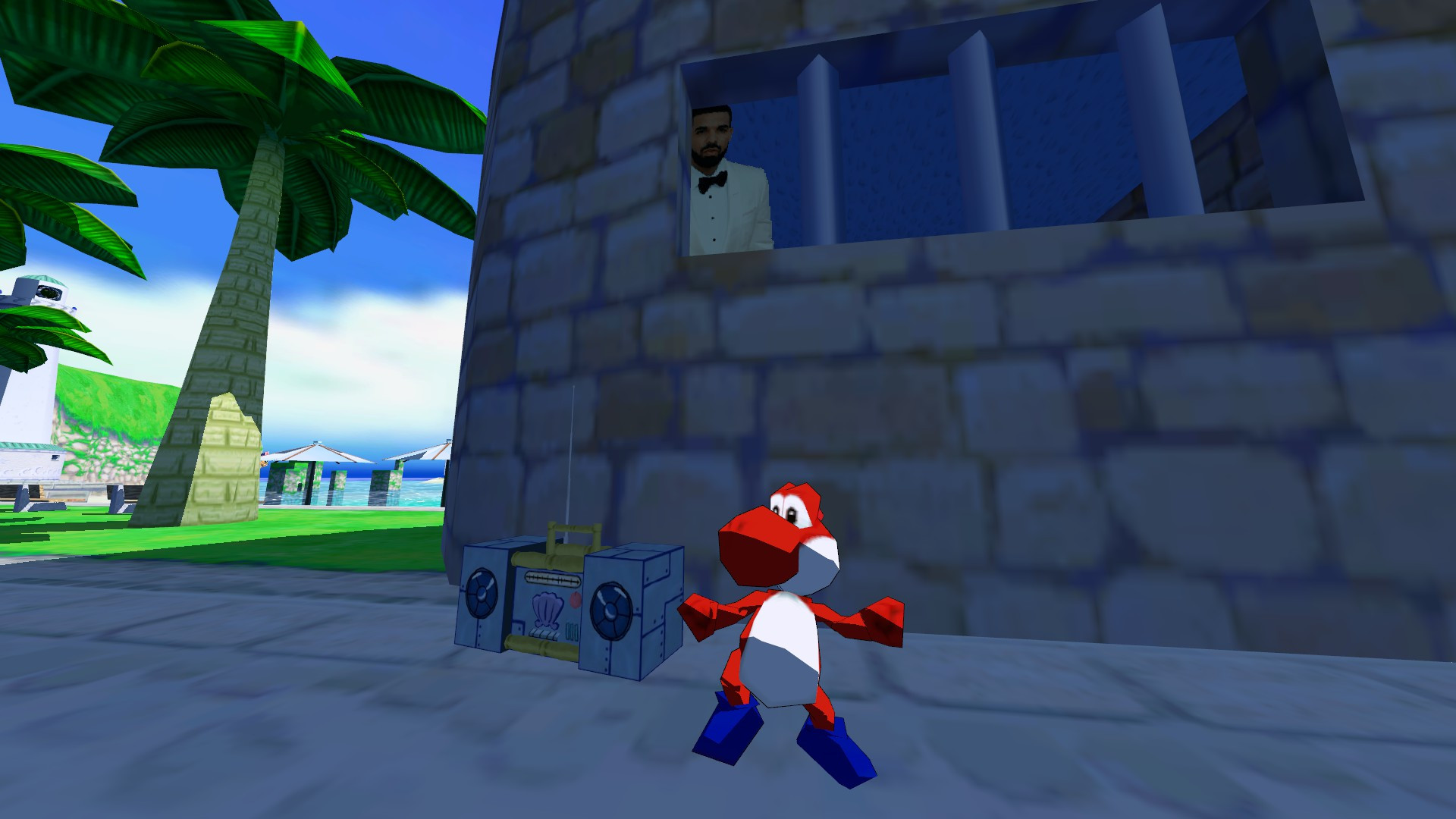 Yoshi (Low Poly) Mod for Bomb Rush Cyberfunk | BRC Mods