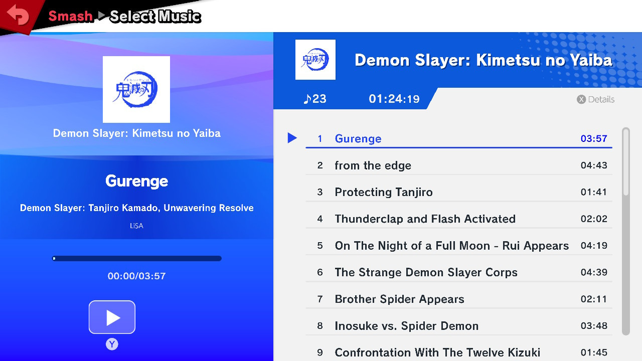 Demon Slayer Music Pack (SSBU) Mod for Super Smash Bros. Ultimate ...