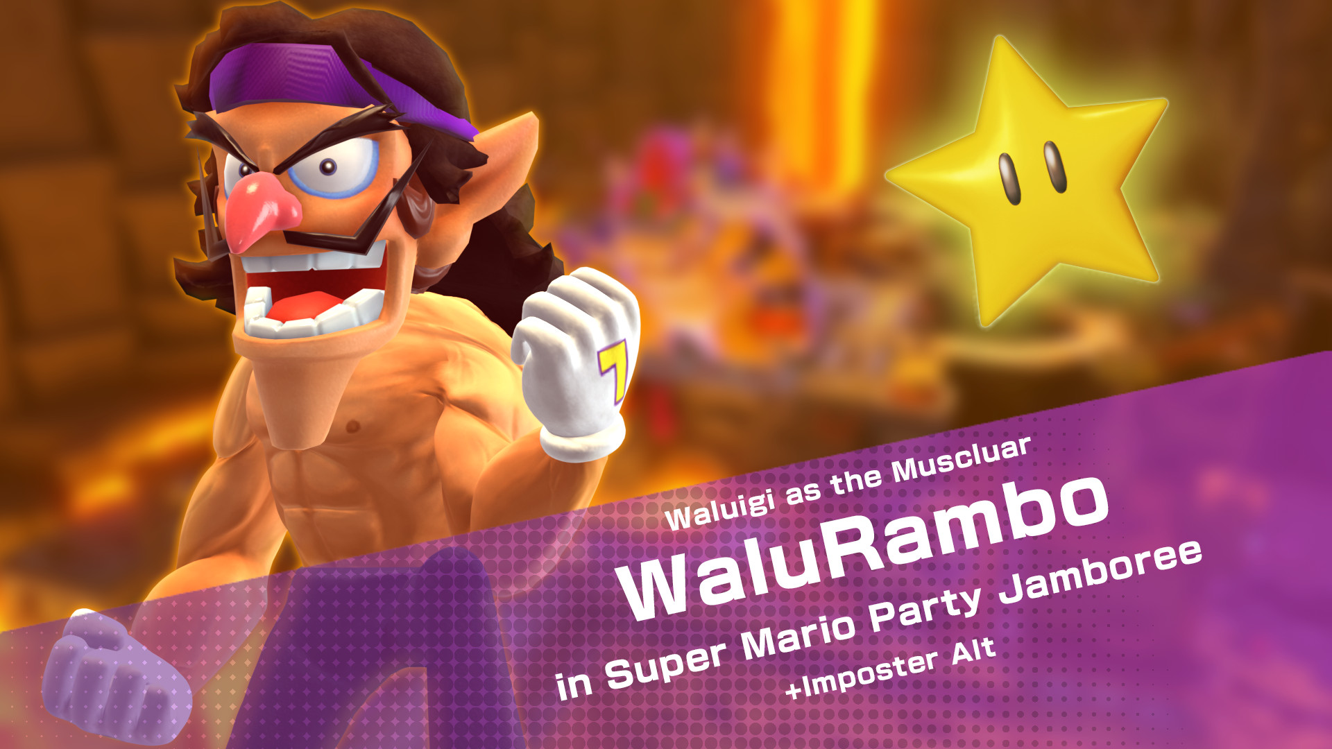 Walurambo Mod for Super Mario Party Jamboree | SMPJ Mods