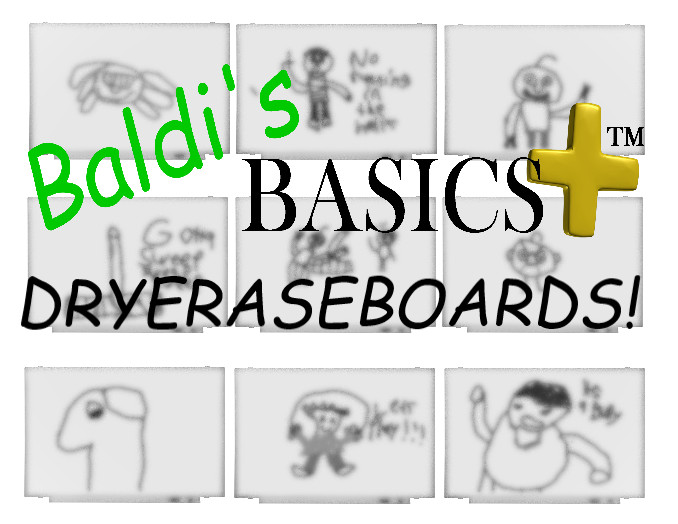 Baldi's Basics Plus Dry Erase Boards Mod for Baldi's Basics | Baldi Mods