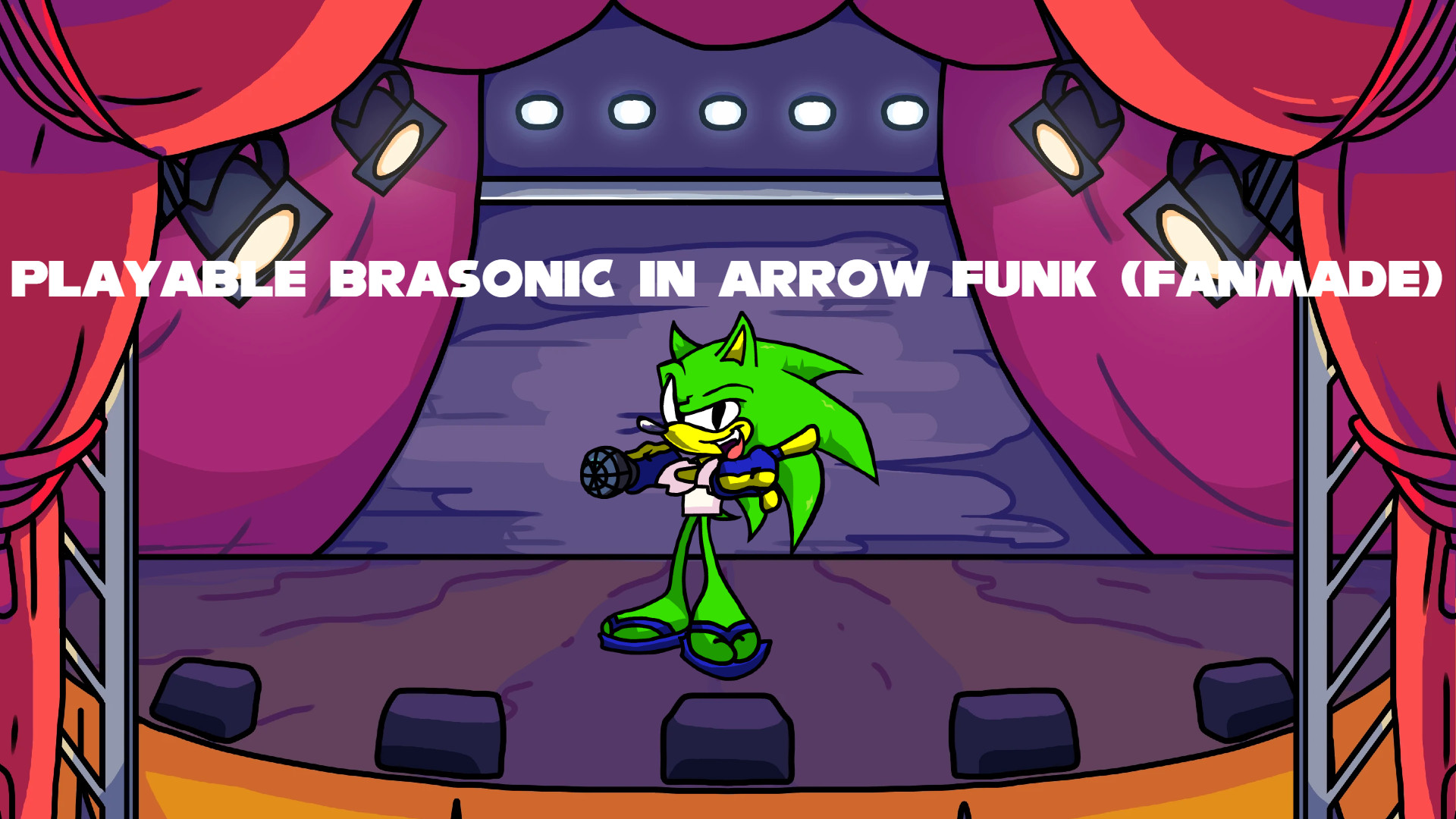Playable BraSonic In Arrow Funk (FanMade) + FLA Mod for Friday Night ...