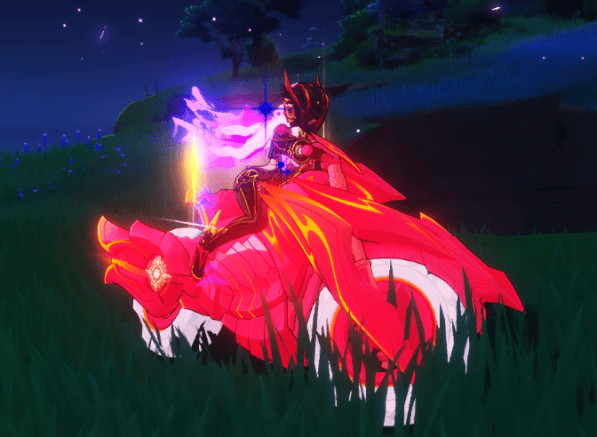 Pink Flames Pyro Archon Mavuika Mod for Genshin Impact | GI Mods