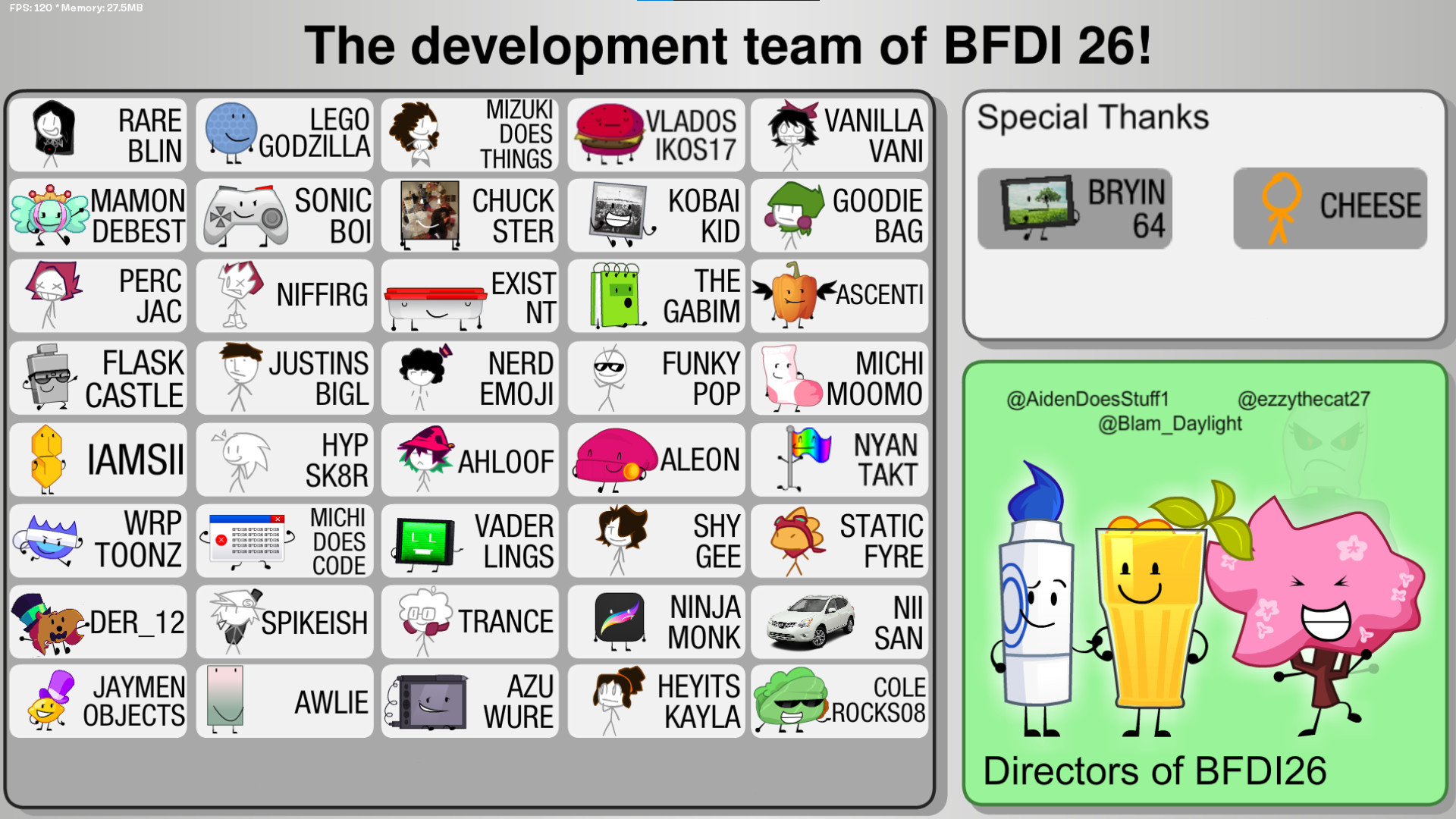 BFDI 26 Psych Engine Port Mod for Friday Night Funkin' | FNF Mods