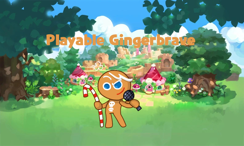 Playable Gingerbrave (Cookie Night Funkin') Mod for Friday Night Funkin ...