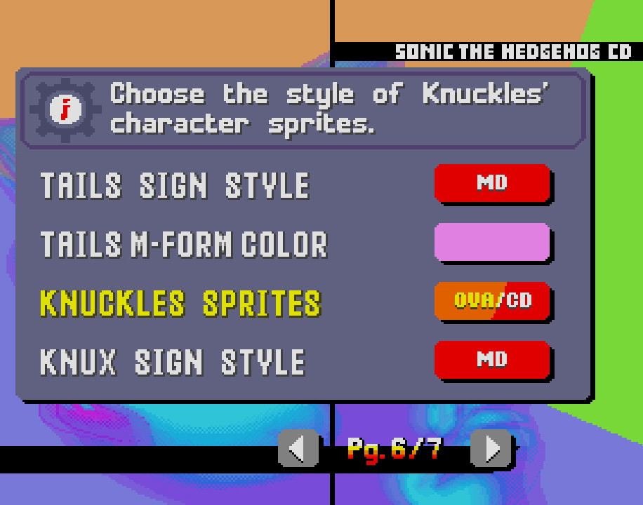 Another CD Styled KTE (M.E.) Mod for Sonic CD (2011) | SCD Mods