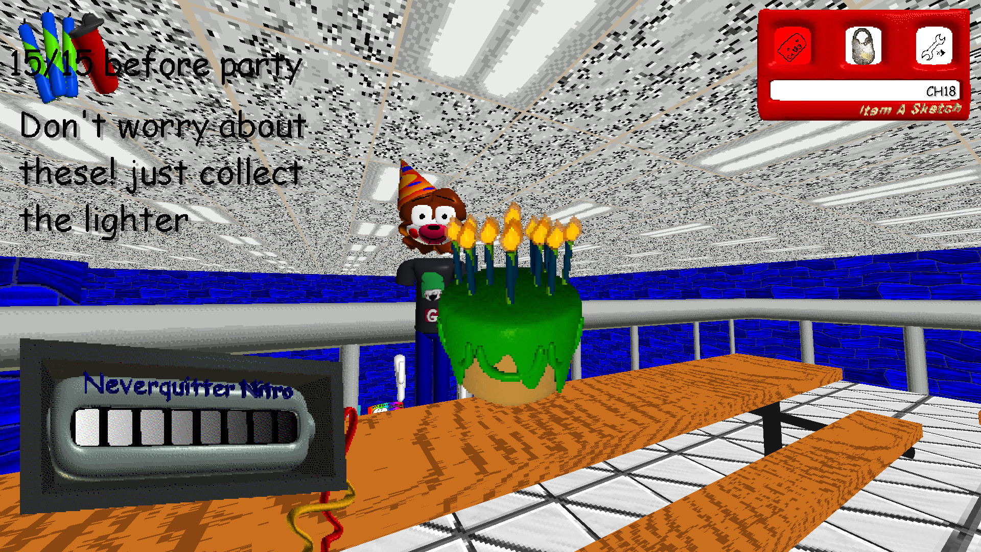 AidWork's Bday Party PRE-RELEASE Mod for Baldi's Basics | Baldi Mods