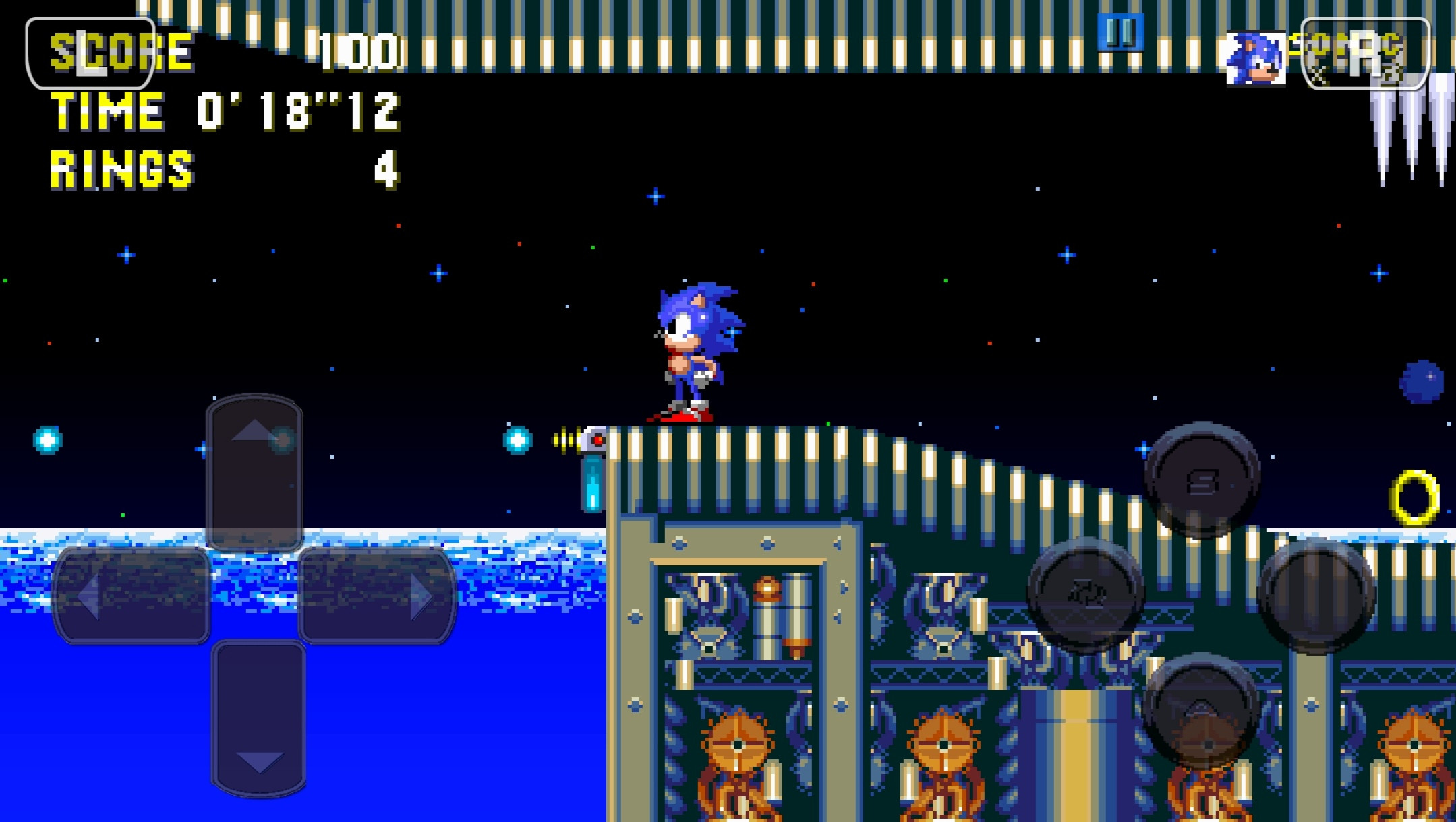 Sonic 2 Death Egg Background Over Death Egg Act 2 Mod for Sonic 3 A.I.R ...