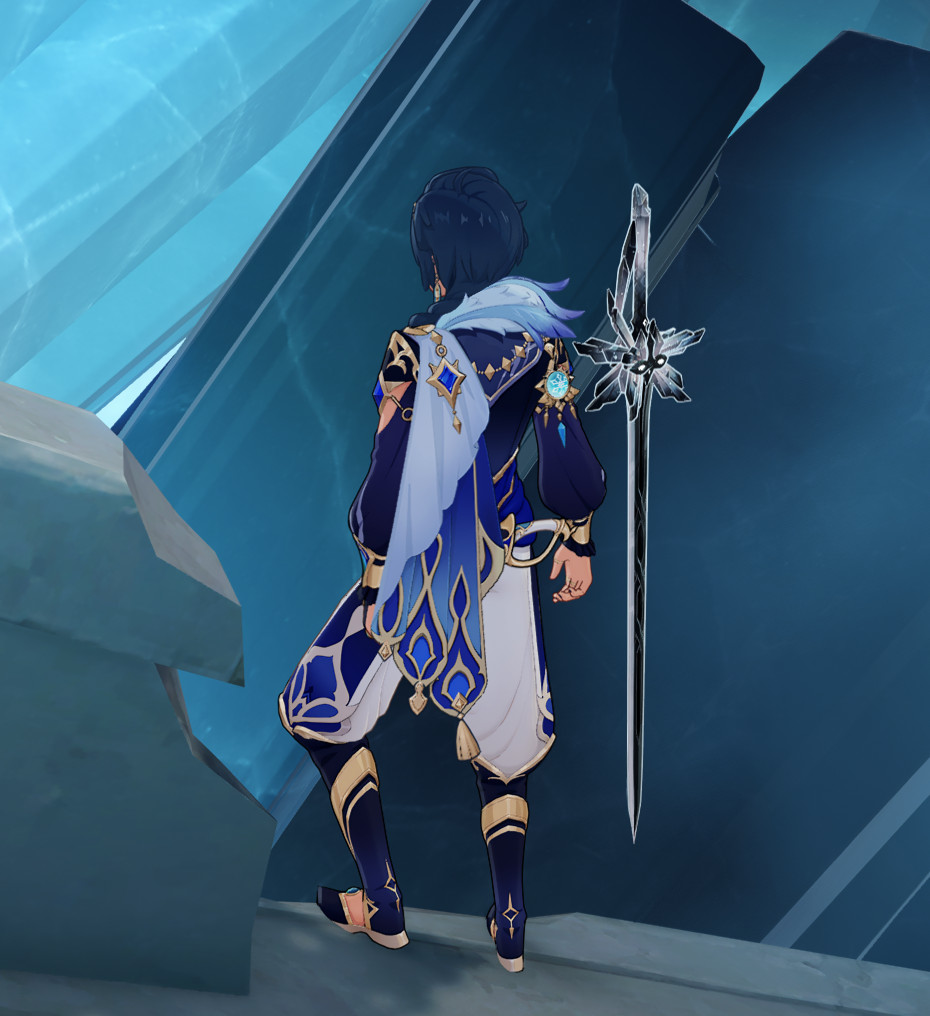 Capitano's Sword ports (With Outlines and Sheathe) Mod for Genshin ...