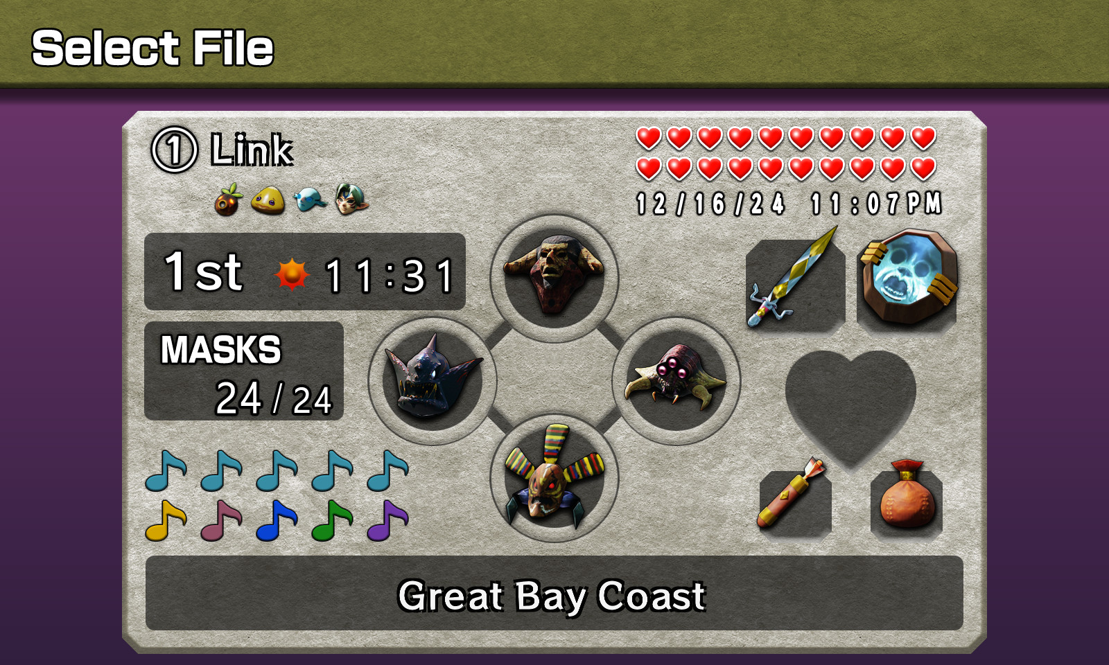 HD Font & User Interface (English NTSC) Mod for The Legend of Zelda ...