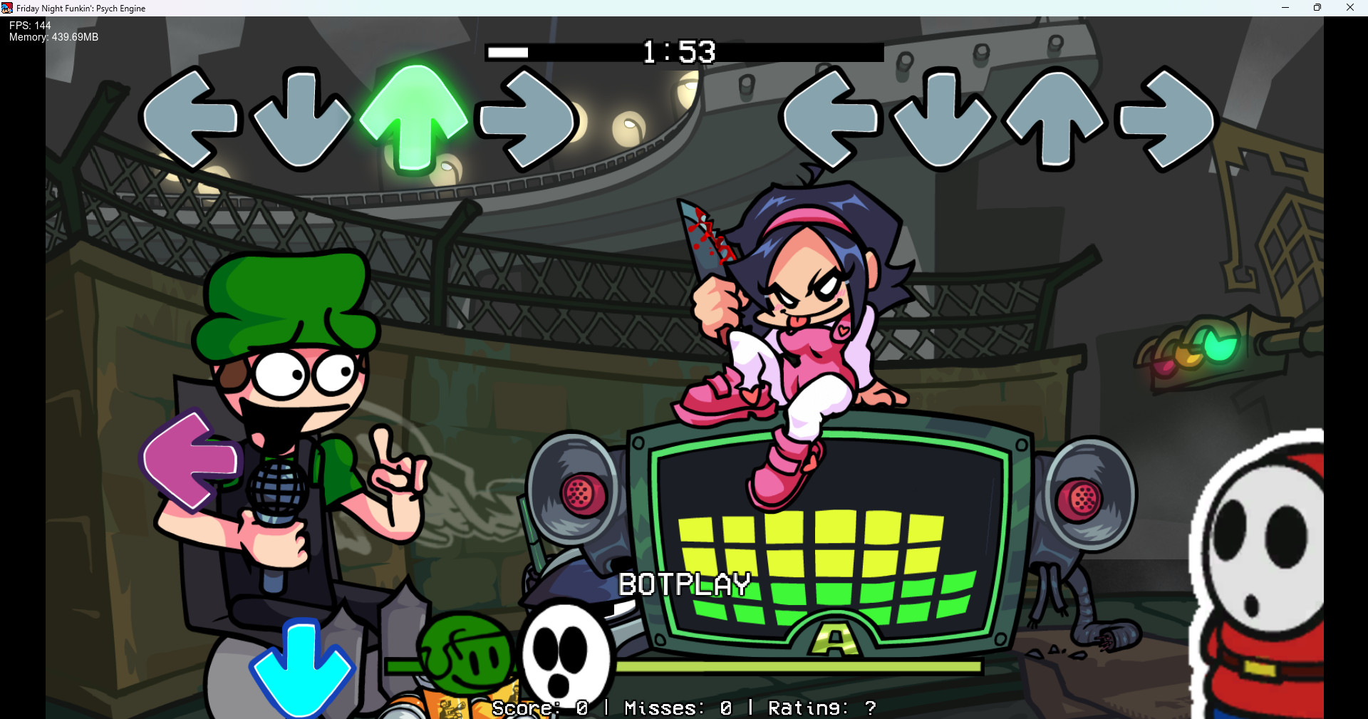 Festival Dave over Darnell Mod for Friday Night Funkin' | FNF Mods