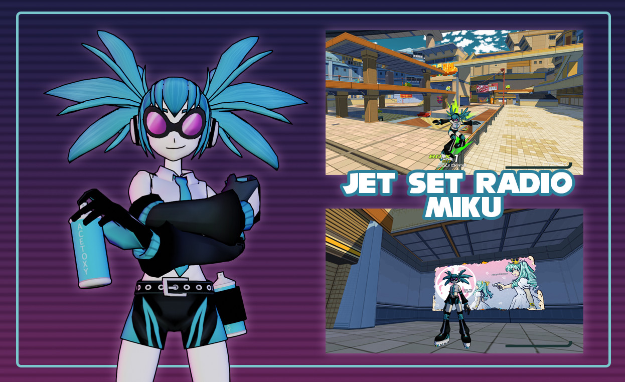 Jet Set Radio Miku Mod for Bomb Rush Cyberfunk | BRC Mods