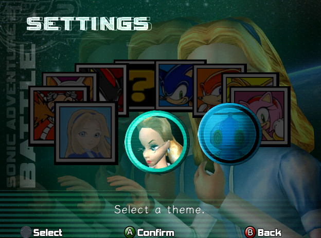 Menu theme stage icons Mod for Sonic Adventure 2 | SA2 Mods