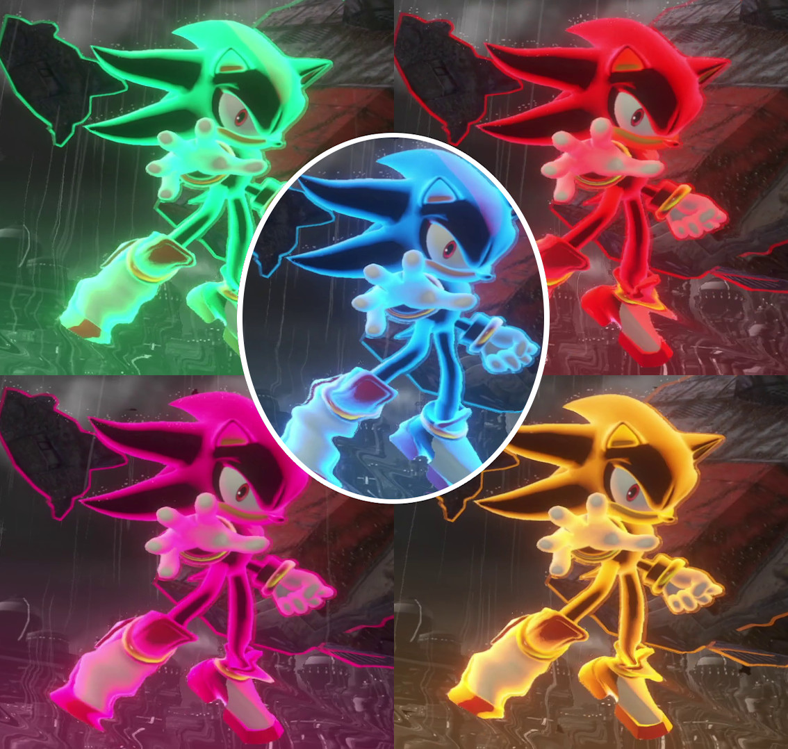 Chaos Control Colour Swaps Mod for Shadow Generations | SXSGShadow Mods