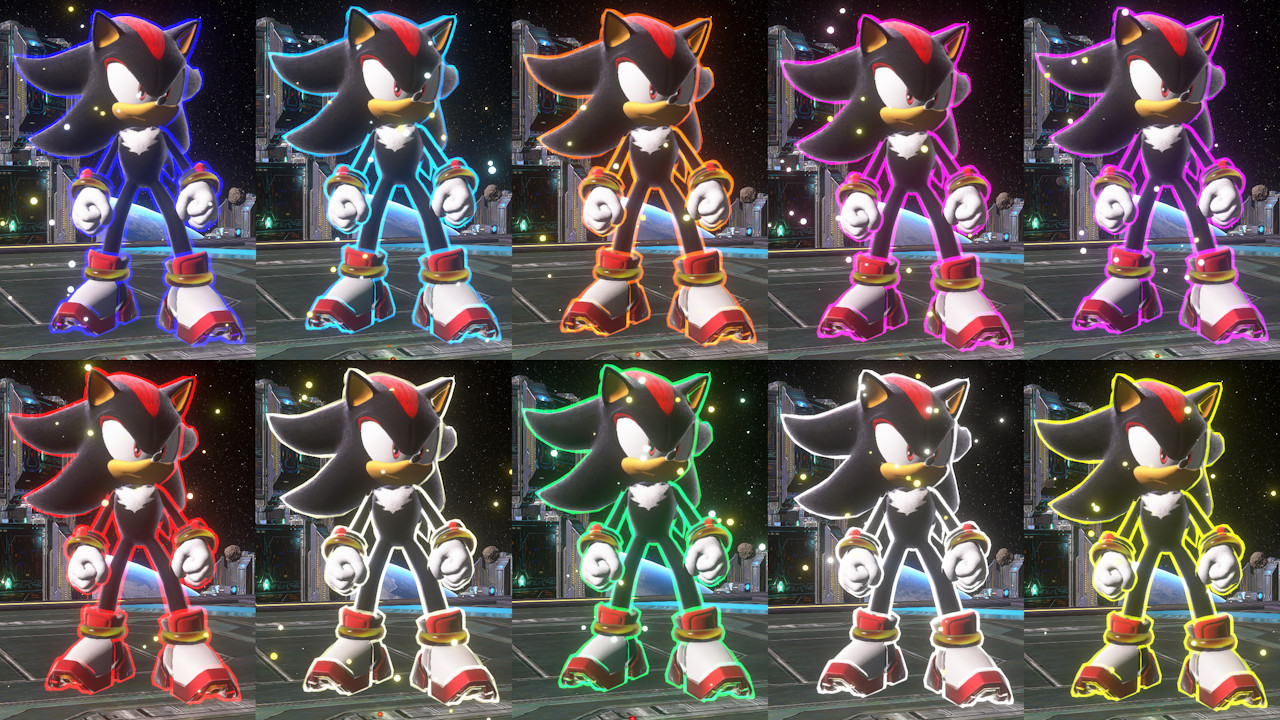 Chaos Control Colour Swaps Mod for Shadow Generations | SXSGShadow Mods