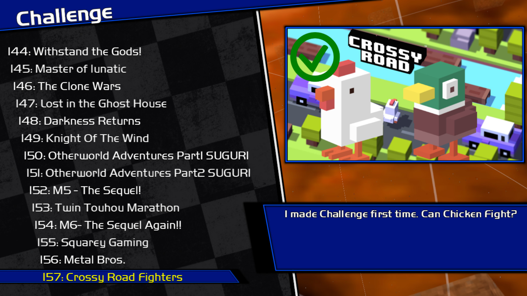 Crossy Road Fighters [CMC+ v8] Mod for Super Smash Bros. Crusade | SSBC Mods