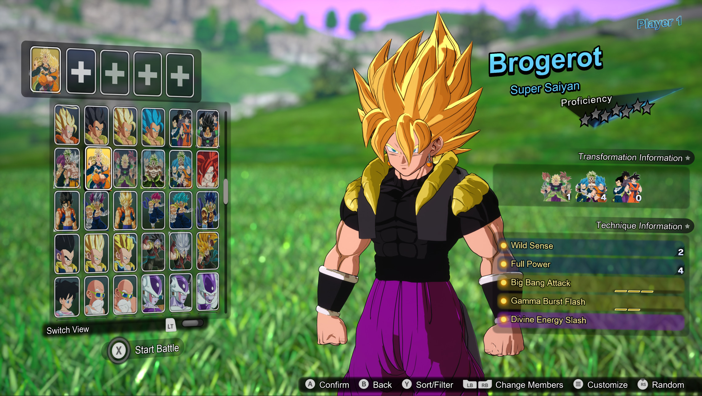 Brogerot (Goku Vegeta Broly Fusion) Mod for Dragon Ball: Sparking! ZERO ...
