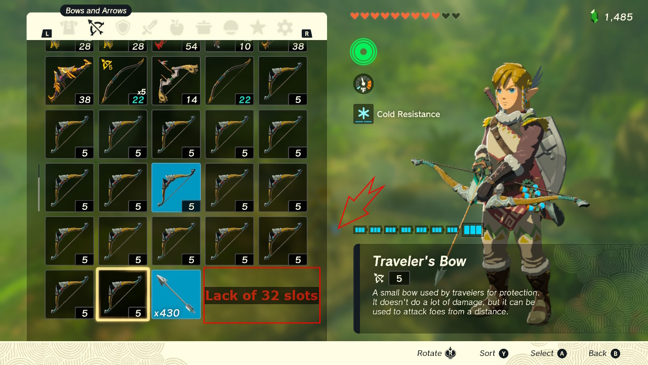 Full Inventory Expansion Mod for The Legend of Zelda: Tears of the ...