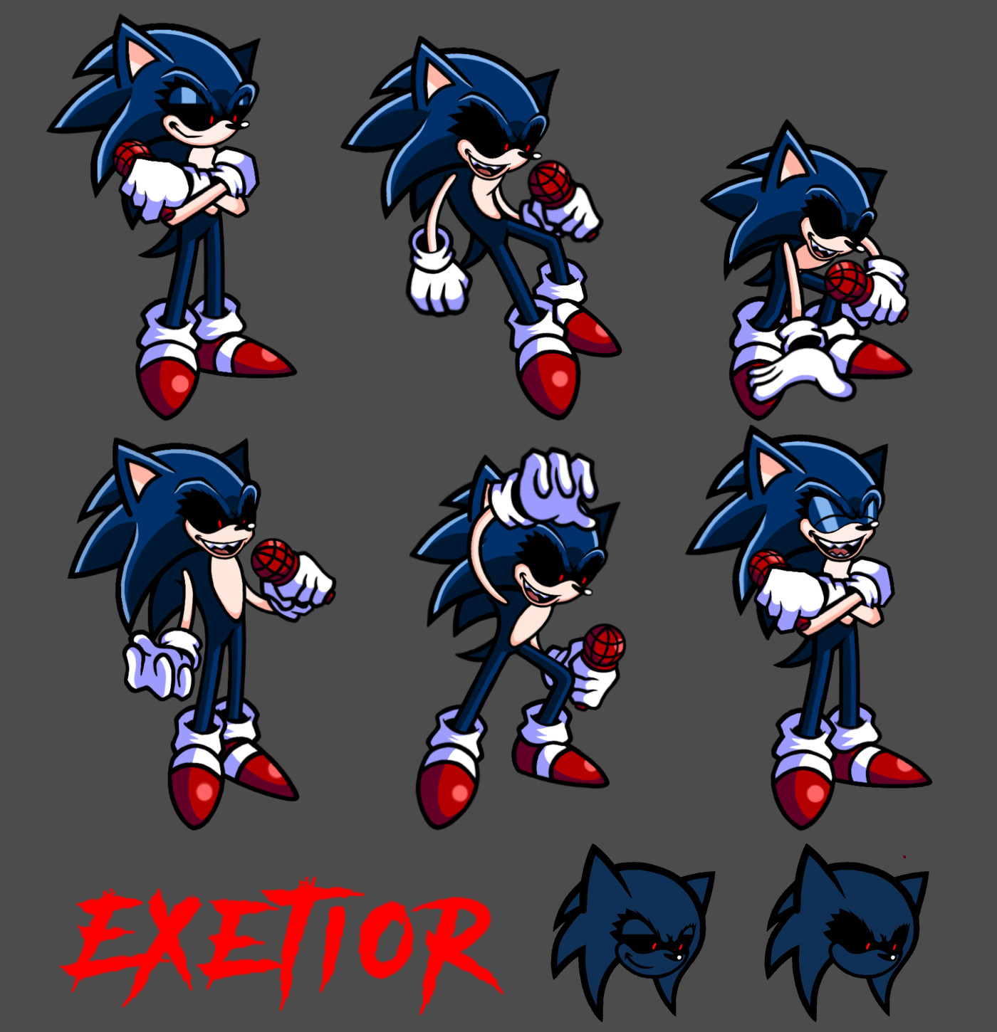 Exetior - Spritesheet and xml Mod for Friday Night Funkin' | FNF Mods