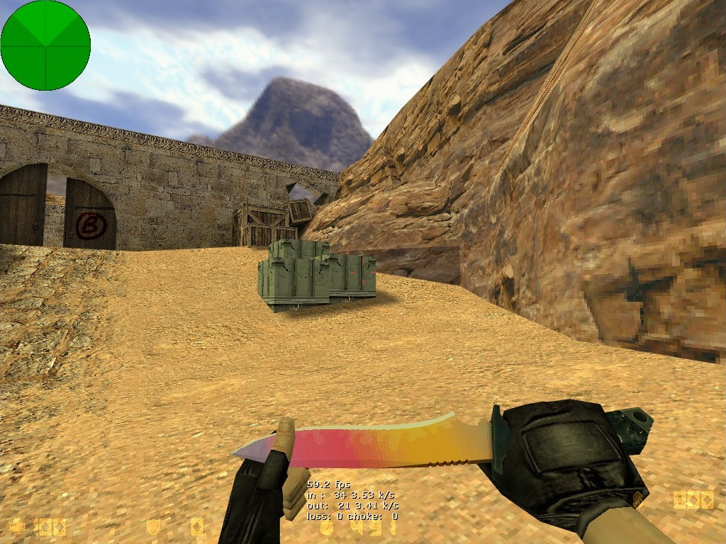 classic knife fade csgo and cs2 skins Mod for Counter-Strike 1.6 | CS1 ...