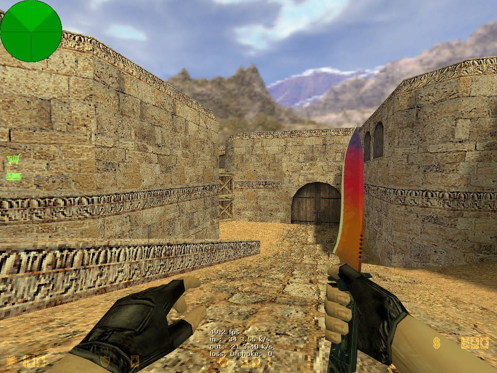 classic knife fade csgo and cs2 skins Mod for Counter-Strike 1.6 | CS1 ...