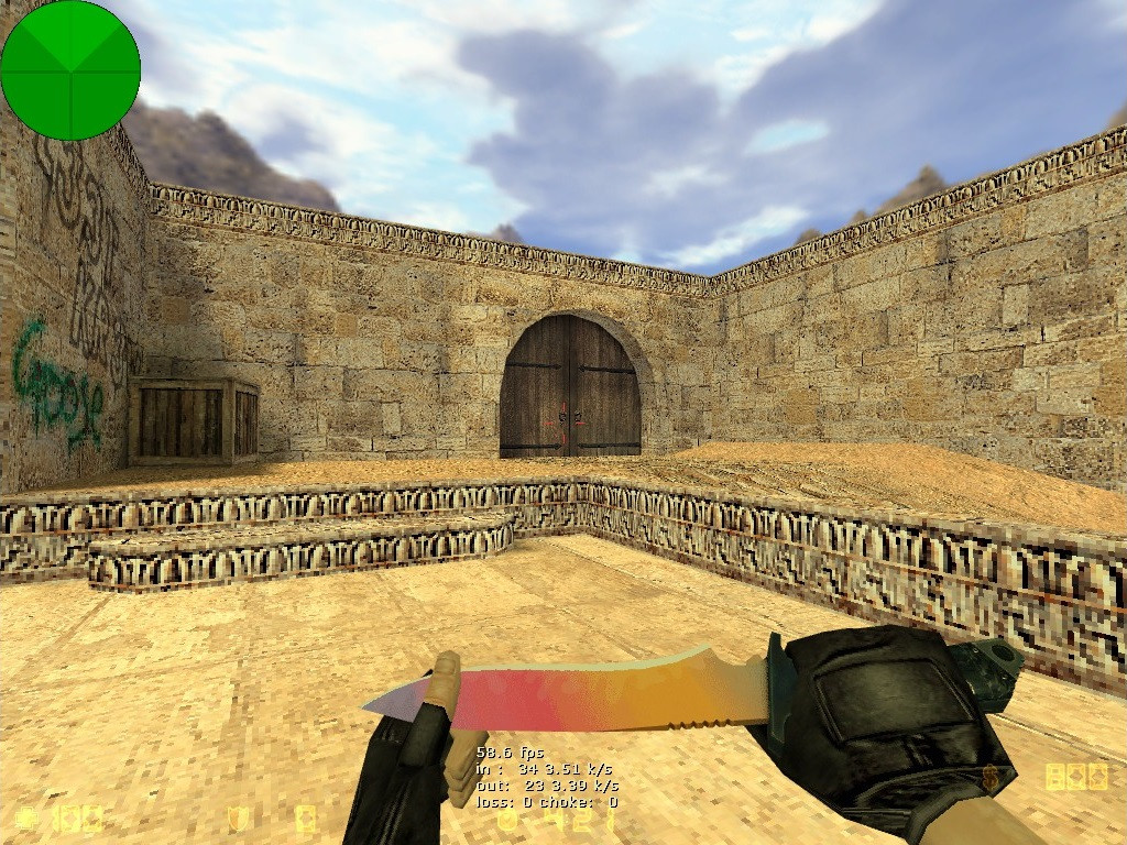classic knife fade csgo and cs2 skins Mod for Counter-Strike 1.6 | CS1 ...