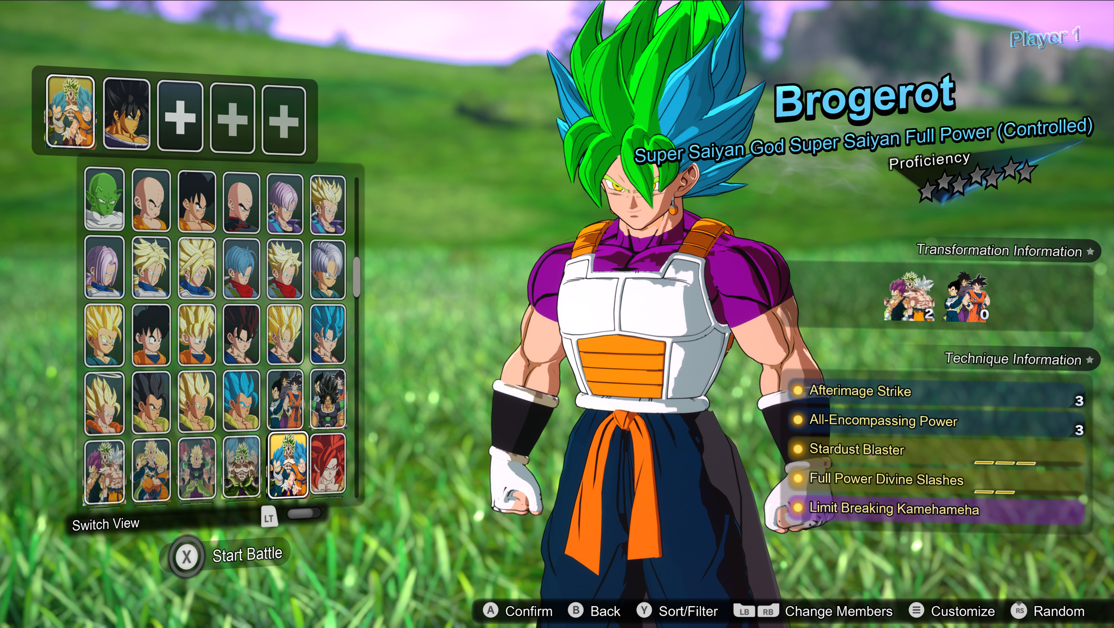 Brogerot (Goku Vegeta Broly Fusion) Mod for Dragon Ball: Sparking! ZERO ...