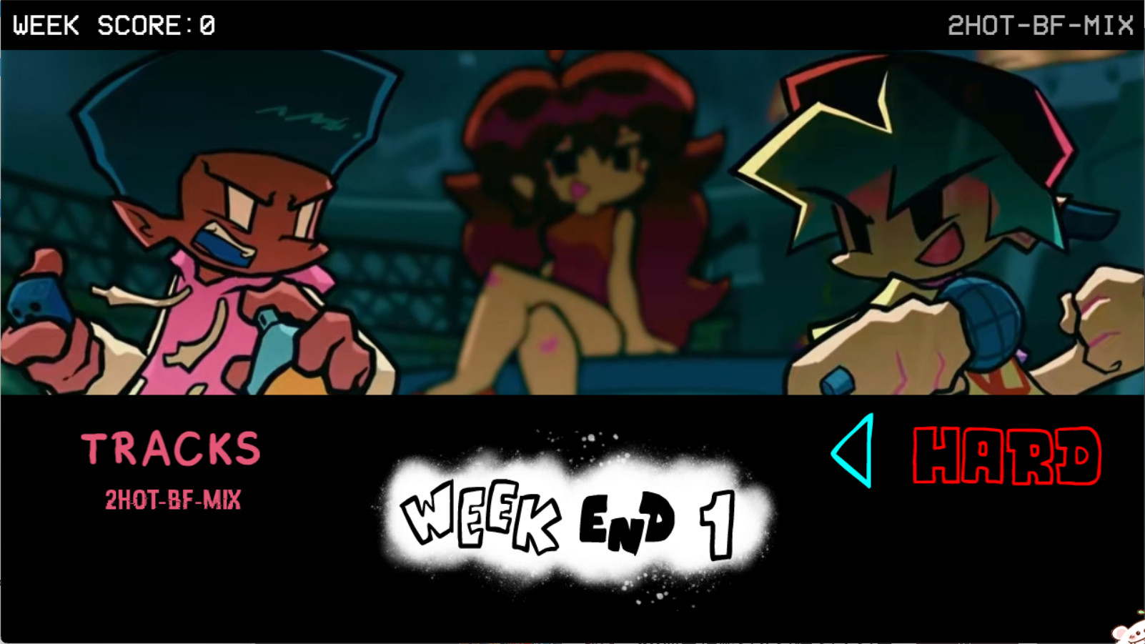 2Hot-bf-mix（Fanchart） Mod for Friday Night Funkin' | FNF Mods