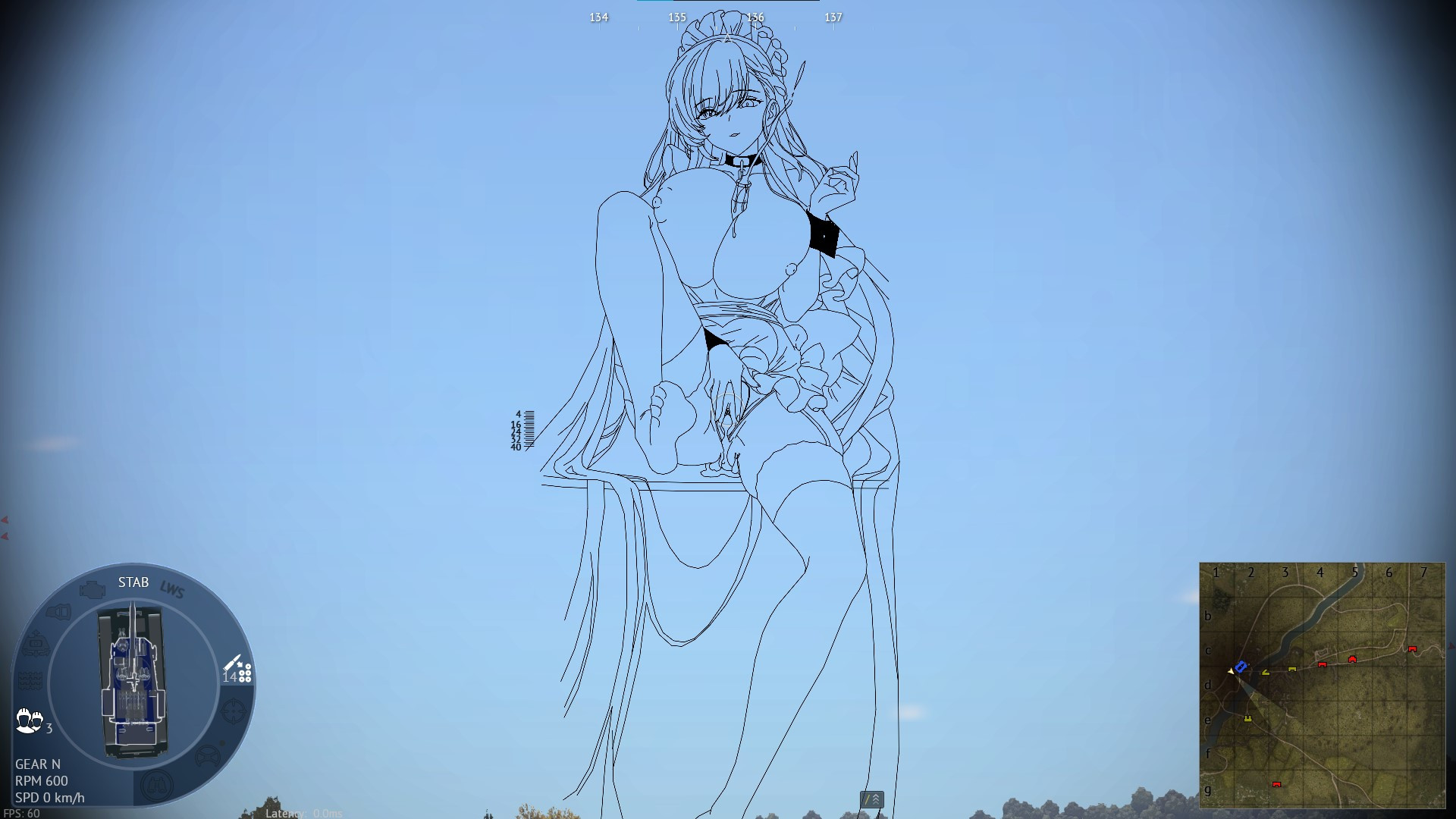 Belfast Blissful Service sight Mod for War Thunder | WT Mods