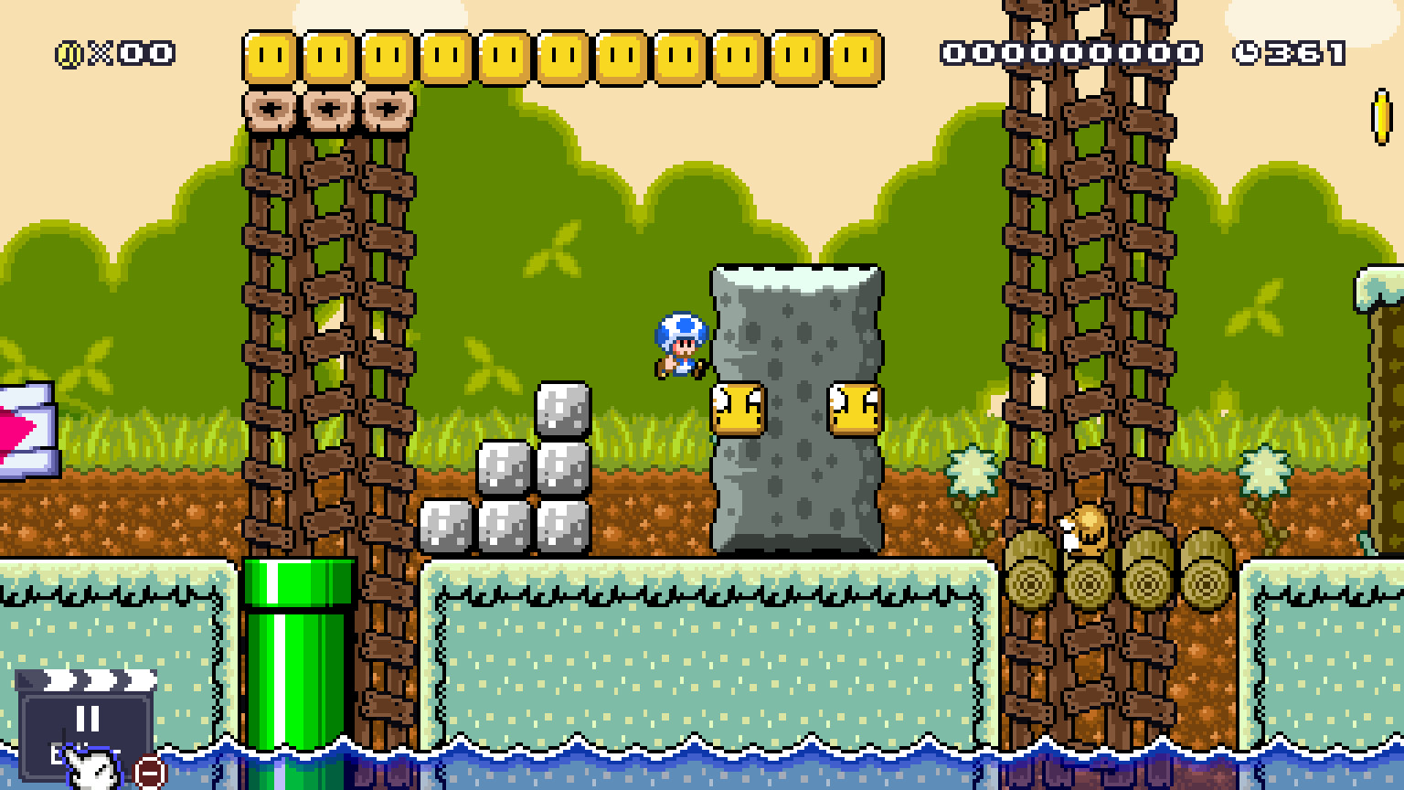 Wetlands Theme | SMM:WE Texture Mod for Super Mario Maker World Engine | SMMWE Mods