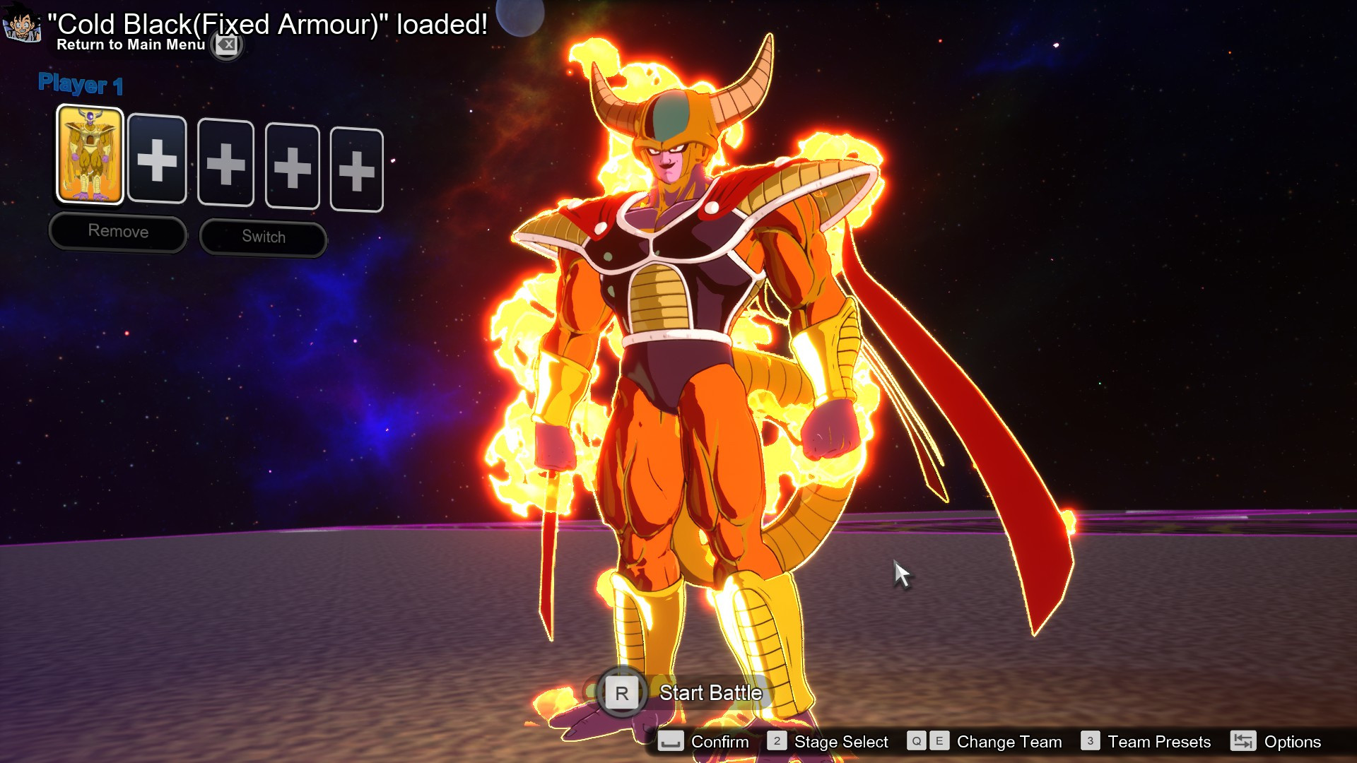 [DBCOLORZ]Golden/Black Cold Armour Colorz Fix Mod for Dragon Ball ...